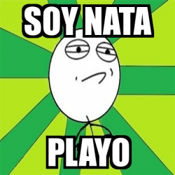Meme Challenge Accepted - soy nata playo - 4012023