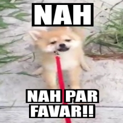 Meme Personalizado - NAH NAH PAR FAVAR!! - 4026746