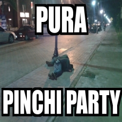 Meme Personalizado - Pura pinchi party - 4320641