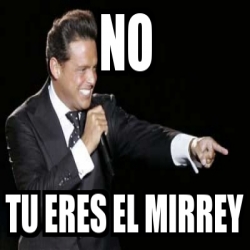 Meme Personalizado - NO TU ERES EL MIRREY - 4395960