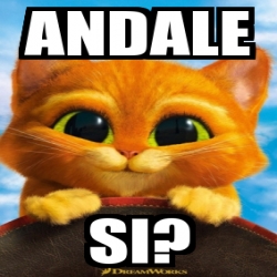 Meme Personalizado - andale si? - 4427235