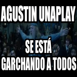 Meme Personalizado - AGUSTIN unaplay se estÃ¡ garchando a todos - 4053745