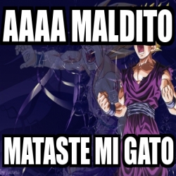 Meme Personalizado - aaaa maldito mataste mi gato - 4531413
