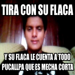 Meme Personalizado - tira con su flaca y su flaca le cuenta a todo ...
