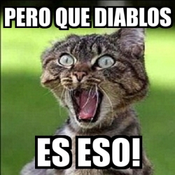 Meme Personalizado - pero que diablos es eso! - 4602813