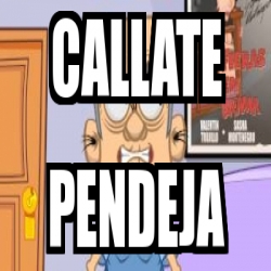 Meme Personalizado - callate pendeja - 4777244