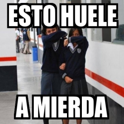 Meme Personalizado - esto huele a mierda - 4970761