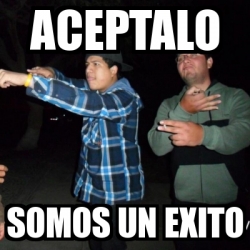 Meme Personalizado - aceptalo somos un exito - 5121173