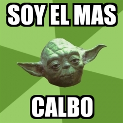 Meme Yoda - soy el mas calbo - 5662035