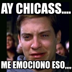 Meme crying peter parker - ay chicass.... me emociono eso,,,, - 6252390