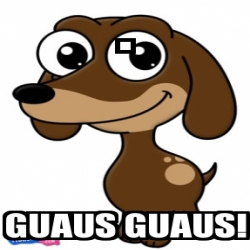 Meme Personalizado - . guaus guaus! - 6382845