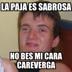 Meme Stoner Stanley - la paja es sabrosa no bes mi cara careverga - 6538475