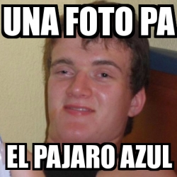 Meme Stoner Stanley - una foto pa el pajaro azul - 7061530