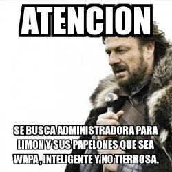 Meme Prepare Yourself - Atencion se busca administradora para limon y ...